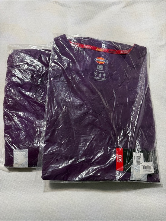 Dickies | Other | Dickies Deep Purple Scrub Set Xl | Poshmark